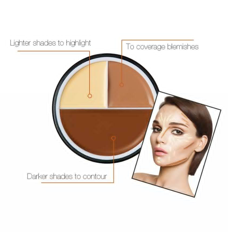 Menow 3-Colour Cream Foundation – glocosmetics.com.au
